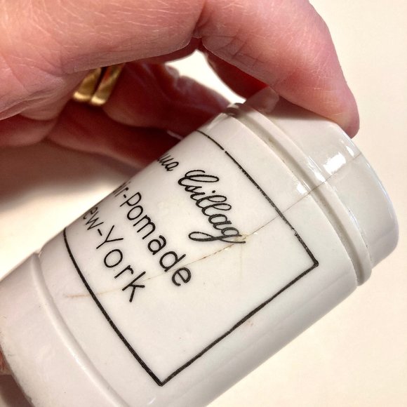 Antique | Accents | 2 Anna Csillag Ceramic Hair Pomade Containers ...